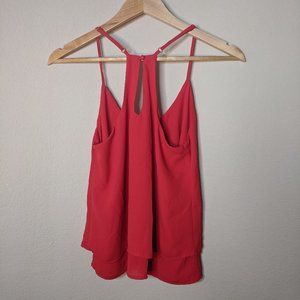 Ambiance | Tops | Ambiance Red Attractive Cami Tank Top Shirt S | Poshmark